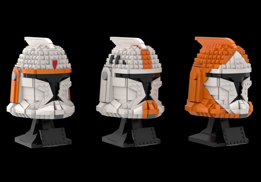 LEGO MOC 212th Battalion Phase 1 Helmet Bundle by OrchardBuilds ...