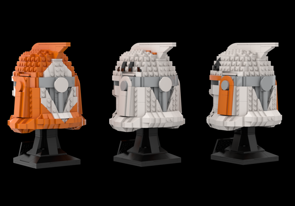 Lego Moc 212th Battalion Phase 1 Helmet Bundle By Orchardbuilds