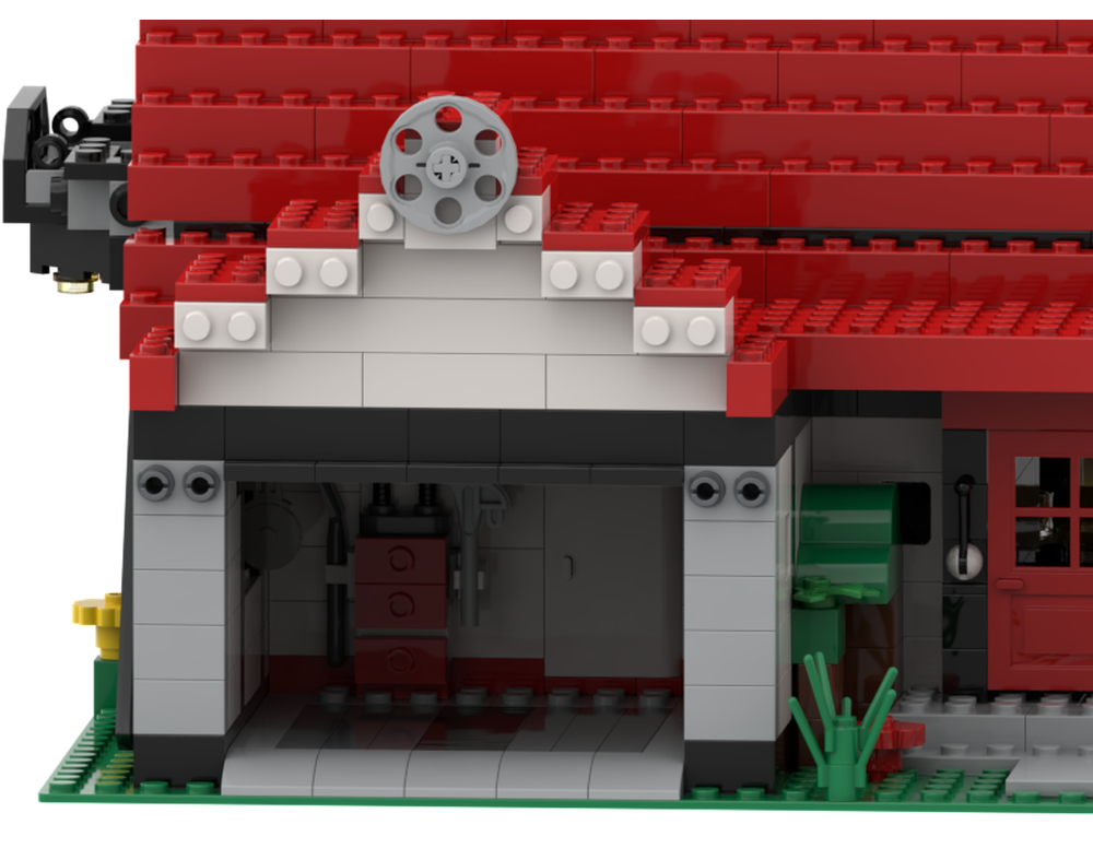 Lego Moc Timberframed House Moc By Blueb Rebrickable Build With Lego