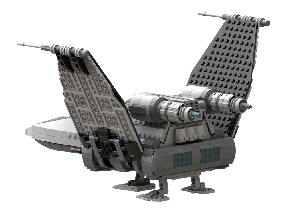 Lego Moc Shuttle Gunboat Hybrid Ugly Class By Malcav Rebrickable