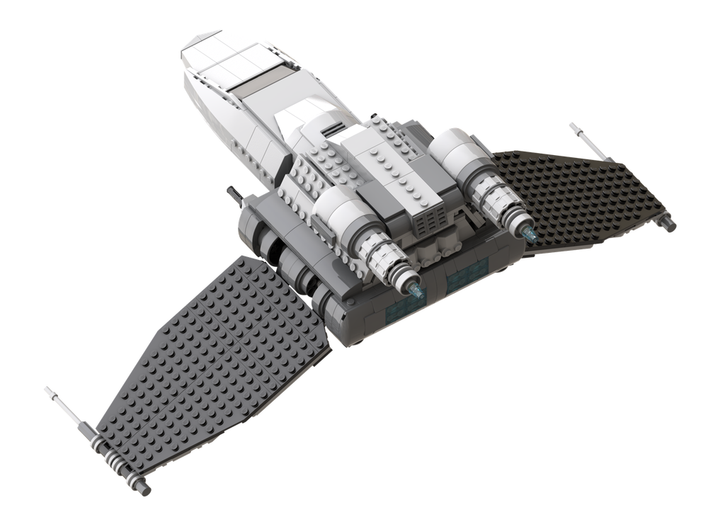 Lego Moc Shuttle Gunboat Hybrid Ugly Class By Malcav Rebrickable