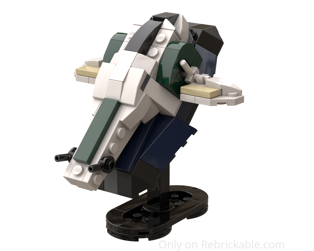 LEGO MOC Jango's Slave 1 (1:200 scale) by raguidel | Rebrickable ...