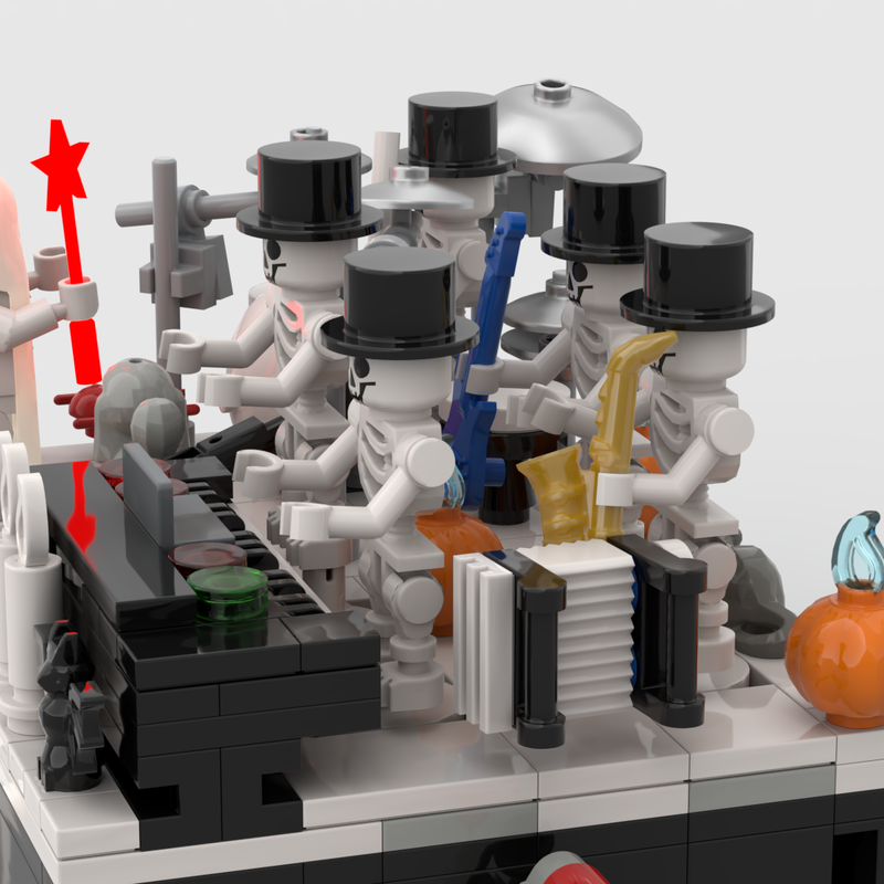 LEGO MOC Halloween Skeleton Band Building Sets by jokerliving ...