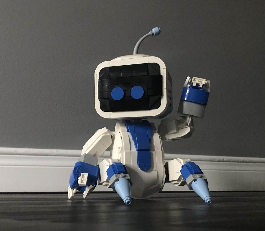 Lego Moc Astro Bot By Commanderfoxq Rebrickable Build With Lego