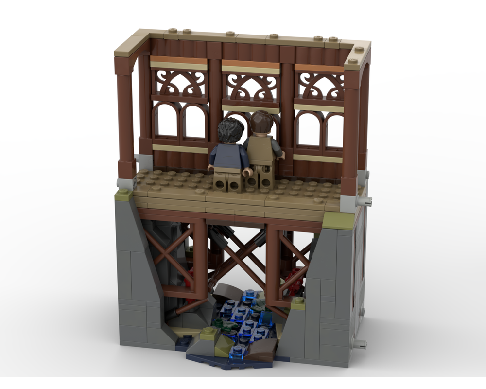 LEGO MOC HP Modular - The Wooden Bridge by Gobsmack | Rebrickable ...