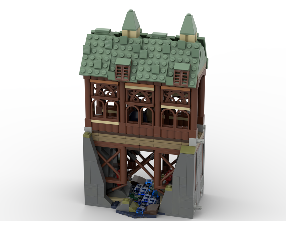 Lego Moc Hp Modular The Wooden Bridge By Gobsmack Rebrickable