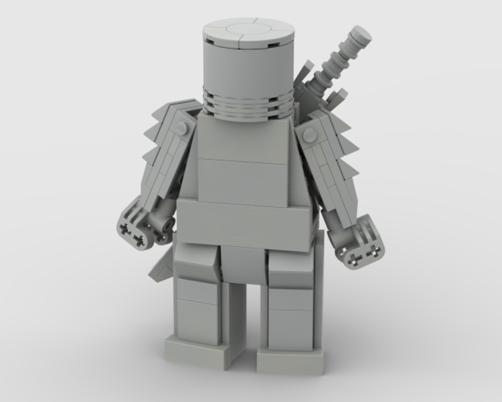 LEGO MOC Zane titanium statue by Max_2.0 | Rebrickable - Build with LEGO