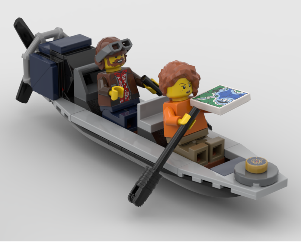 LEGO MOC Carnivorous plant and explorers' canoe by merdeuxd2 ...