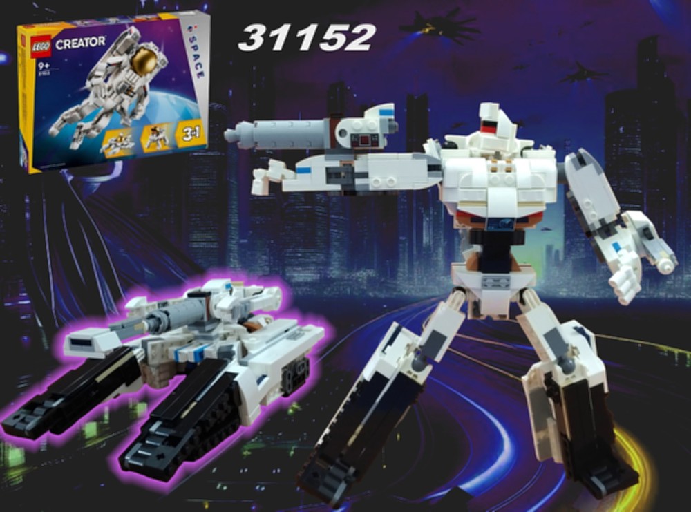 LEGO MOC Megatron (Transformers One) using LEGO set 31152 by alanyuppie ...