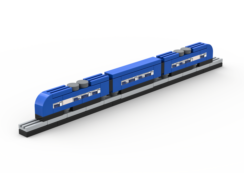 LEGO MOC Micro Shuttle Train by The Bobby Brix Channel | Rebrickable ...