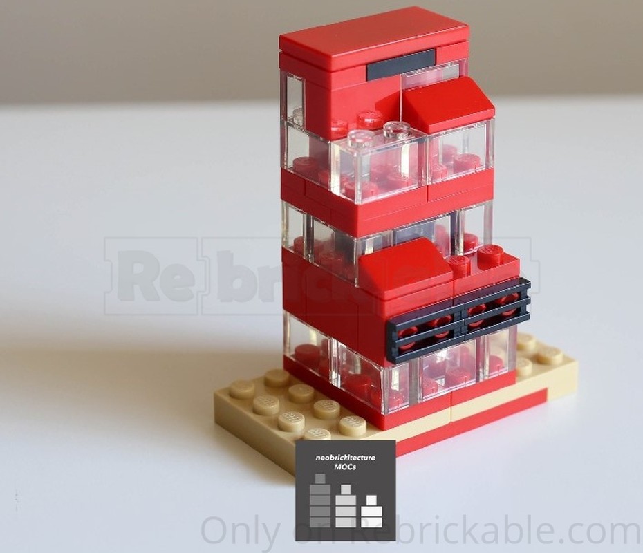 LEGO MOC Modern Office Building by neobrickitecture | Rebrickable ...
