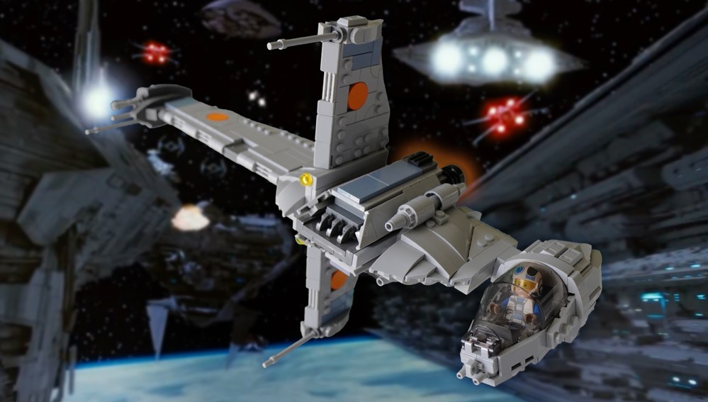 LEGO MOC B-Wing by BaufmanBricks | Rebrickable - Build with LEGO
