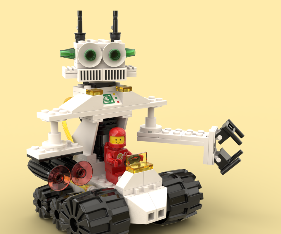 LEGO MOC Retro Robot by pturecki | Rebrickable - Build with LEGO