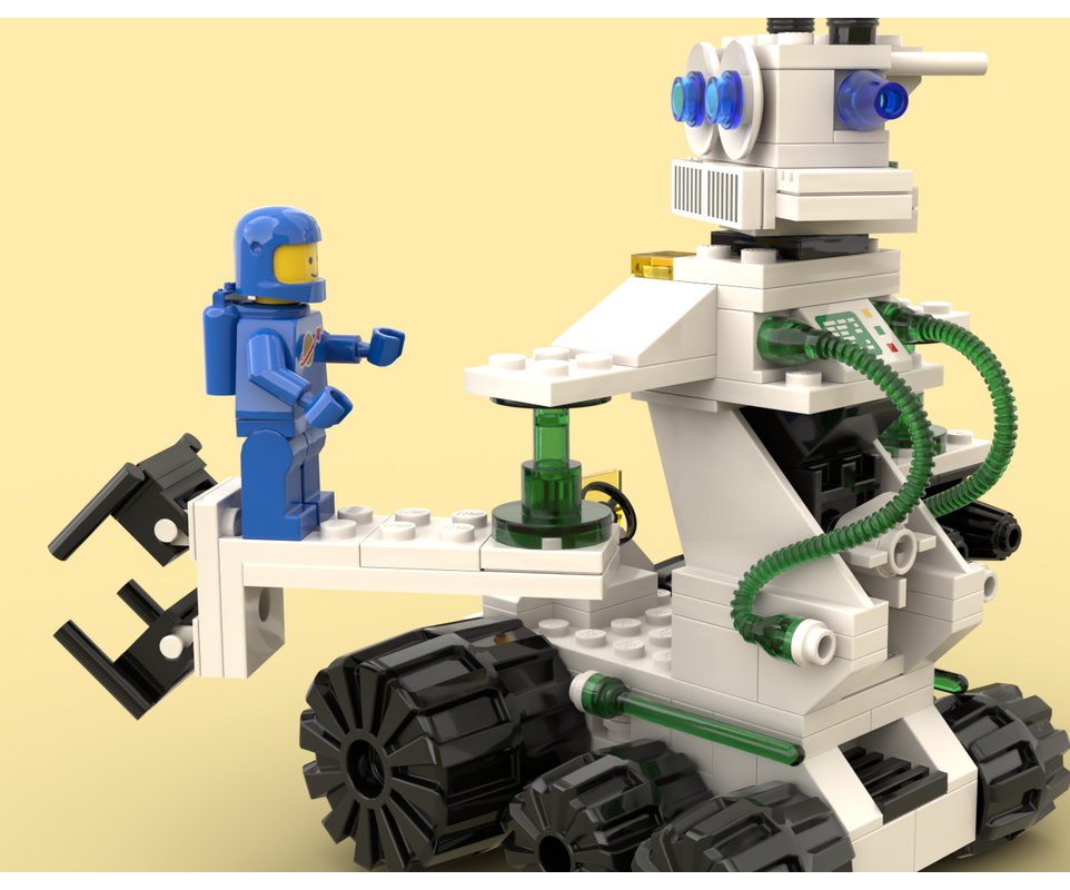 LEGO MOC Retro Robot by pturecki | Rebrickable - Build with LEGO