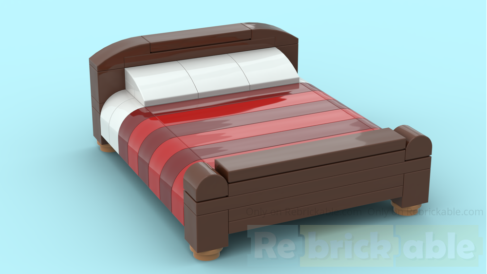 Lego Moc Bedroom Furniture By Zsobricks Rebrickable Build With Lego