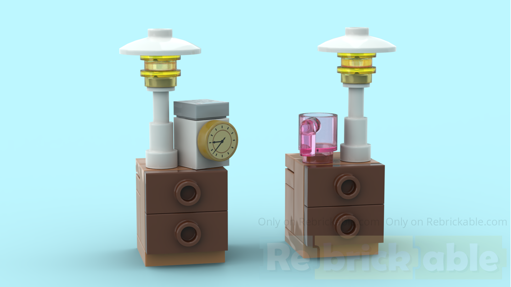 LEGO MOC Bedroom furniture by zsobricks | Rebrickable - Build with LEGO