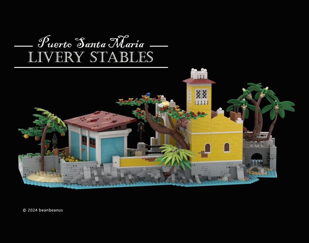 LEGO MOC Puerto Santa Maria Livery Stables by beanbeanus | Rebrickable ...