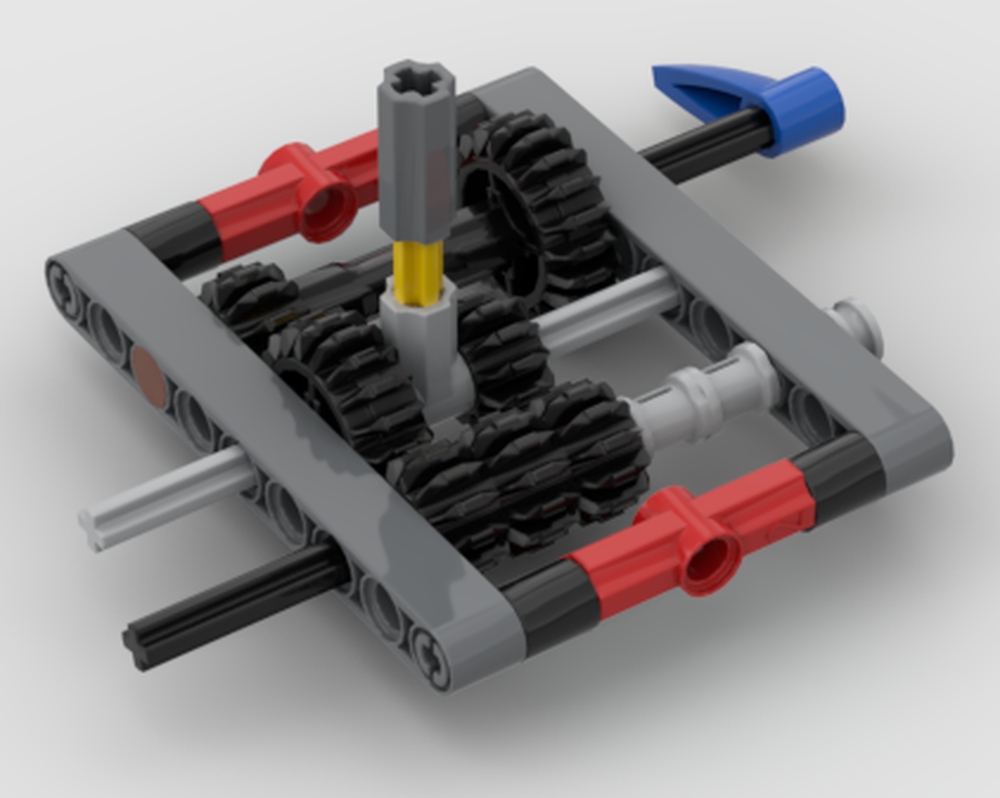 LEGO MOC Working 2 Speed Manual Transmission + N by pbfbemc ...