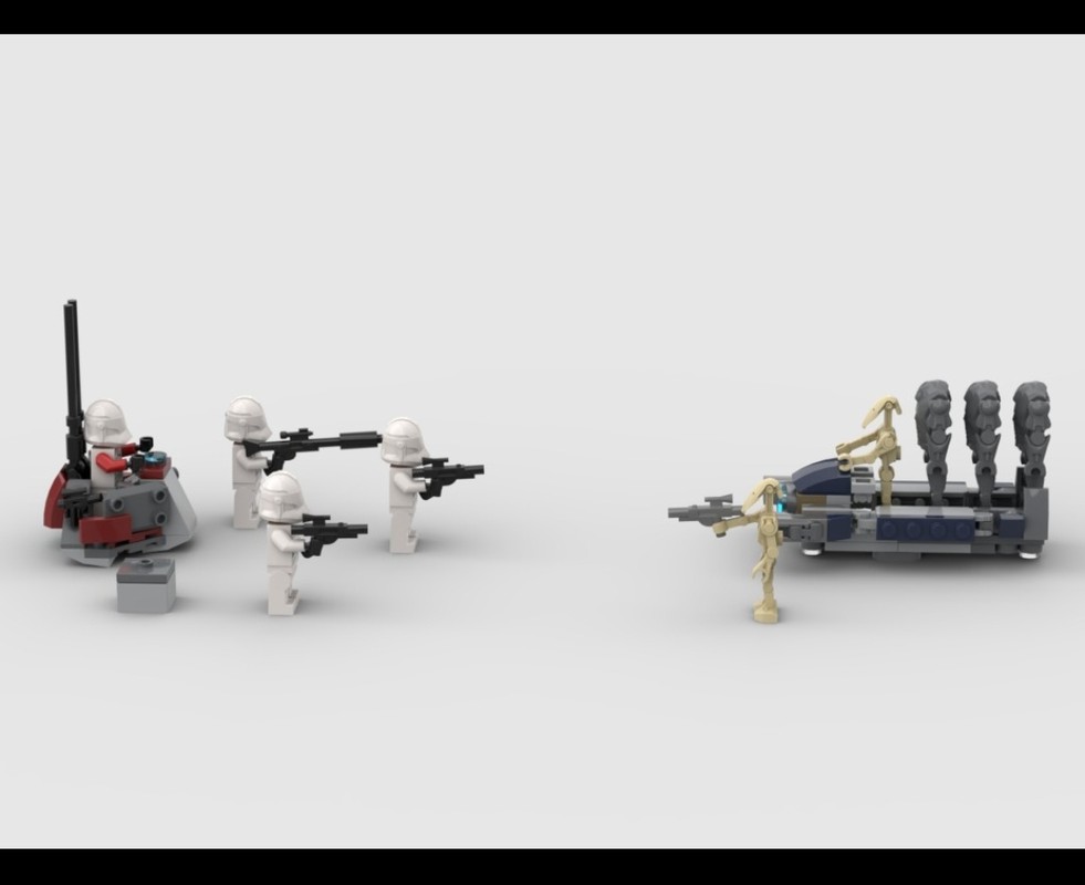 LEGO MOC Droid Carrier vs Republic command Station alternate build for ...