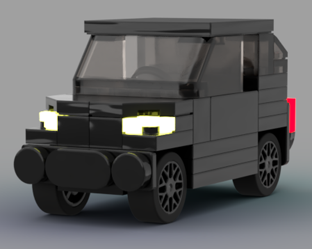 LEGO MOC little city (5.5) family SUV black by Brickies | Rebrickable ...