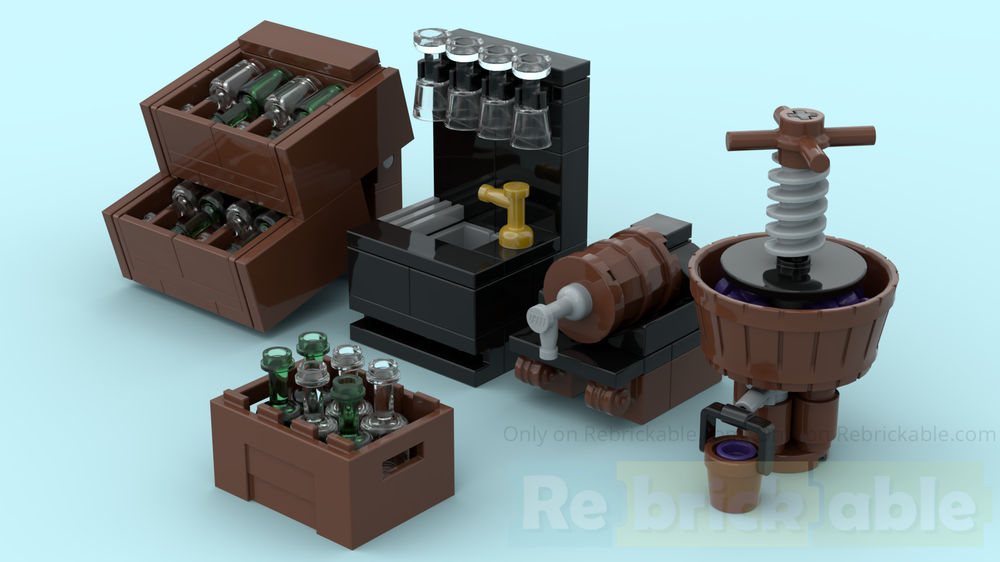 LEGO MOC Vineyard supplies by zsobricks | Rebrickable - Build with LEGO