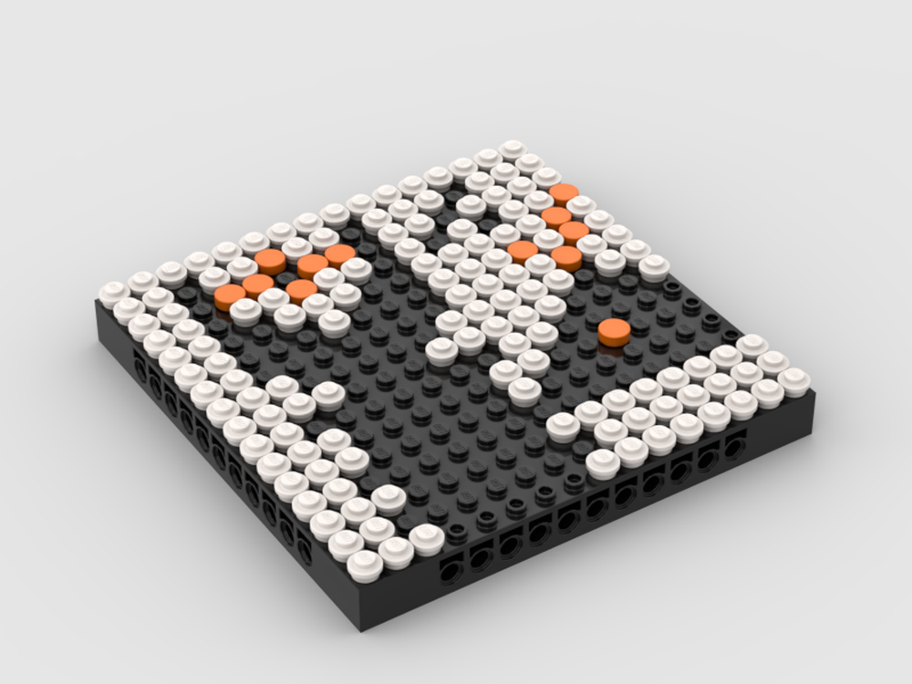 LEGO MOC Mordor Mosaic by Falconeagle117 | Rebrickable - Build with LEGO