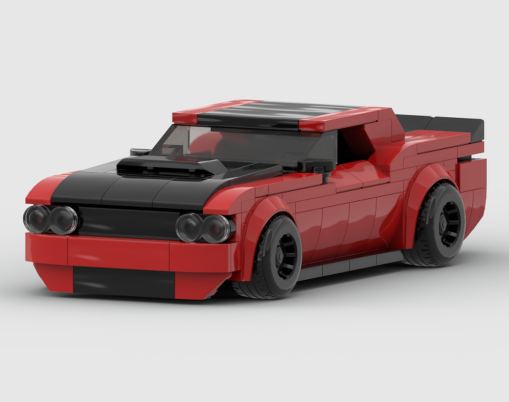 LEGO MOC Dodge Challenger by 123szymciakos | Rebrickable - Build with LEGO
