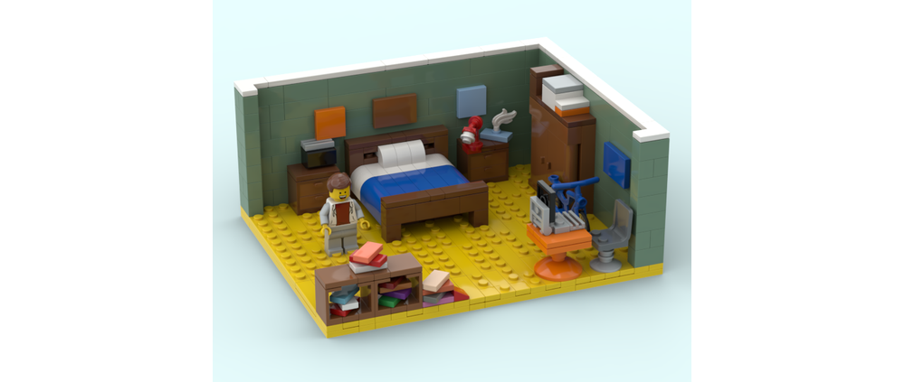 LEGO MOC Emmet Brickowski's Bedroom by venombricks | Rebrickable ...