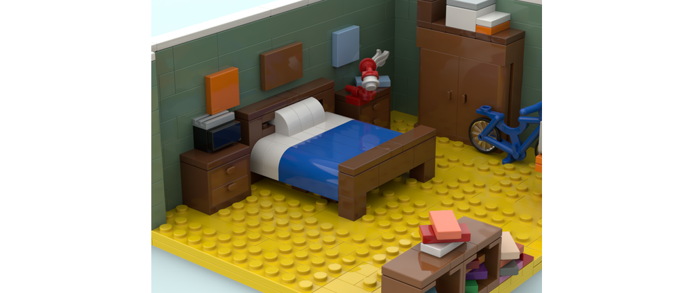 LEGO MOC Emmet Brickowski's Bedroom by venombricks | Rebrickable ...