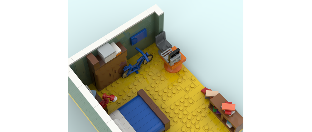LEGO MOC Emmet Brickowski's Bedroom by venombricks | Rebrickable ...