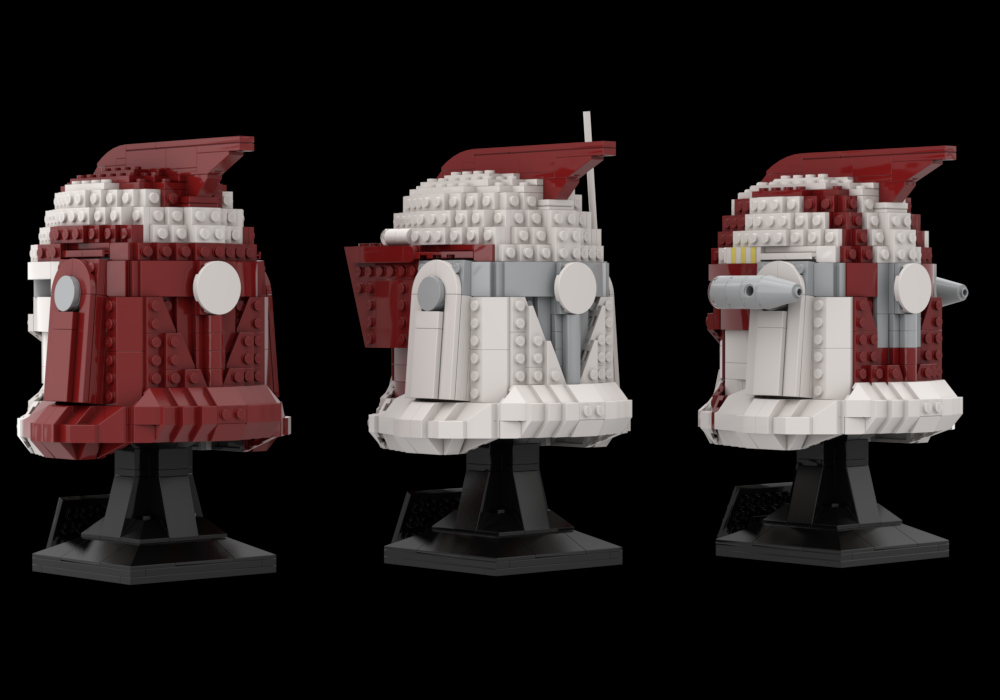 Lego Moc Coruscant Elite Guard Phase 1 Helmet Bundle By Orchardbuilds
