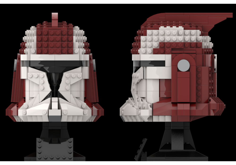 Lego Moc Coruscant Elite Guard Phase 1 Helmet Bundle By Orchardbuilds