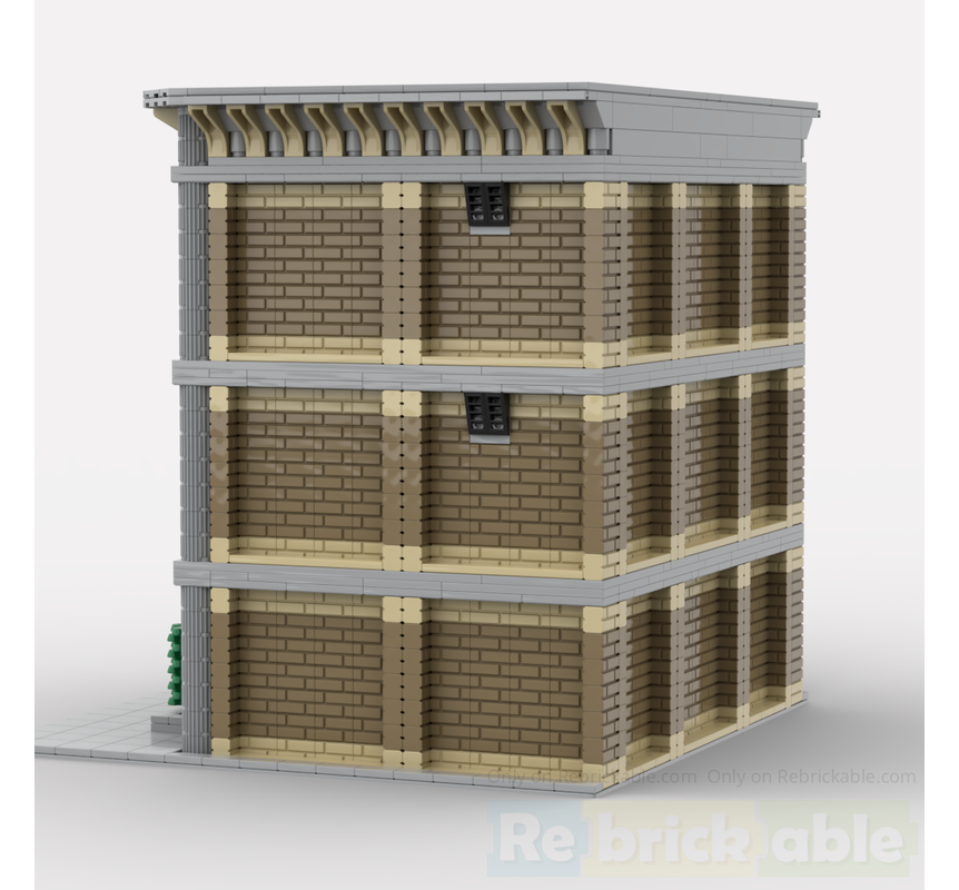 LEGO MOC The Old Bank by emk.offline | Rebrickable - Build with LEGO