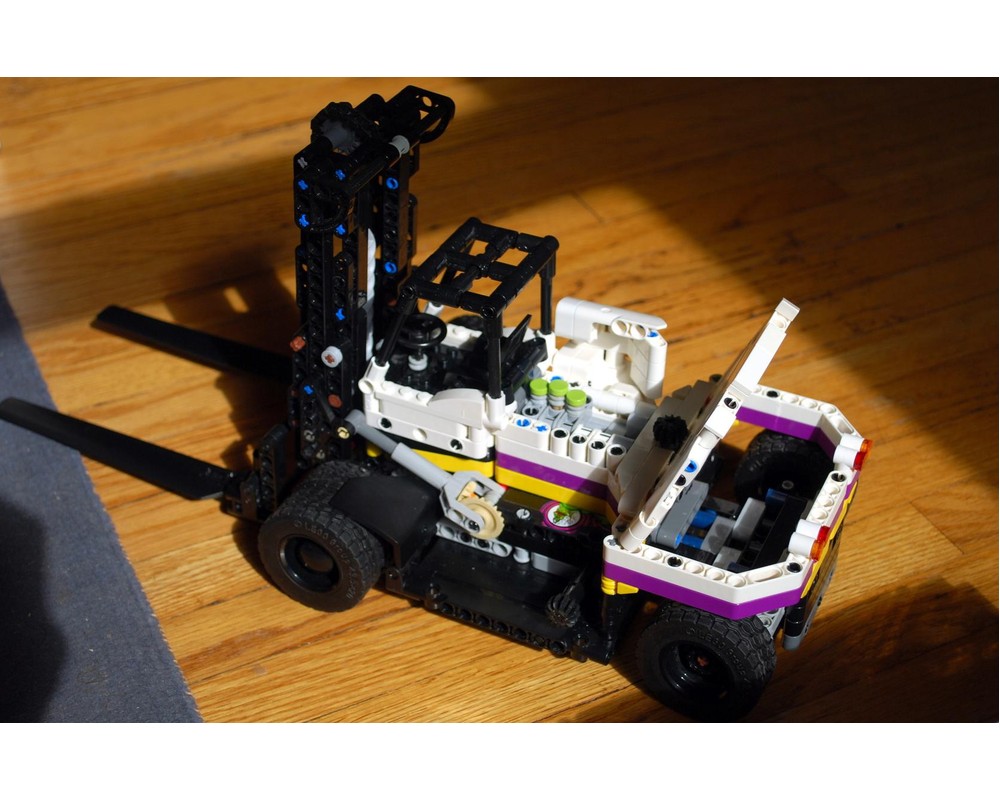 Lego Moc Tc27 Heavy Duty Forklift By Stereog Rebrickable Build