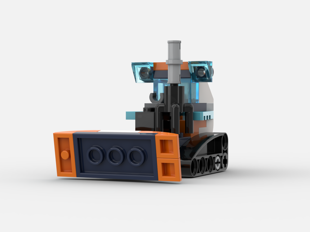 Lego Moc 60376 Arctic Dozer By Brickbash Rebrickable Build With Lego