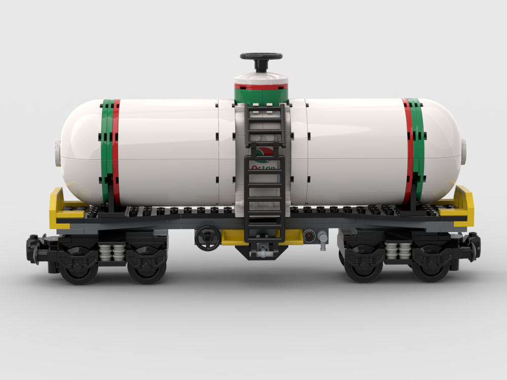 Lego Moc Train Tanker Wagon By Brickdad Rebrickable Build With Lego
