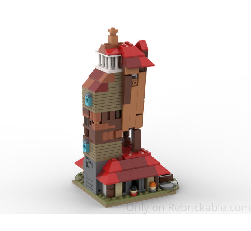 LEGO MOC The Burrow (microscale edition) by raguidel | Rebrickable ...