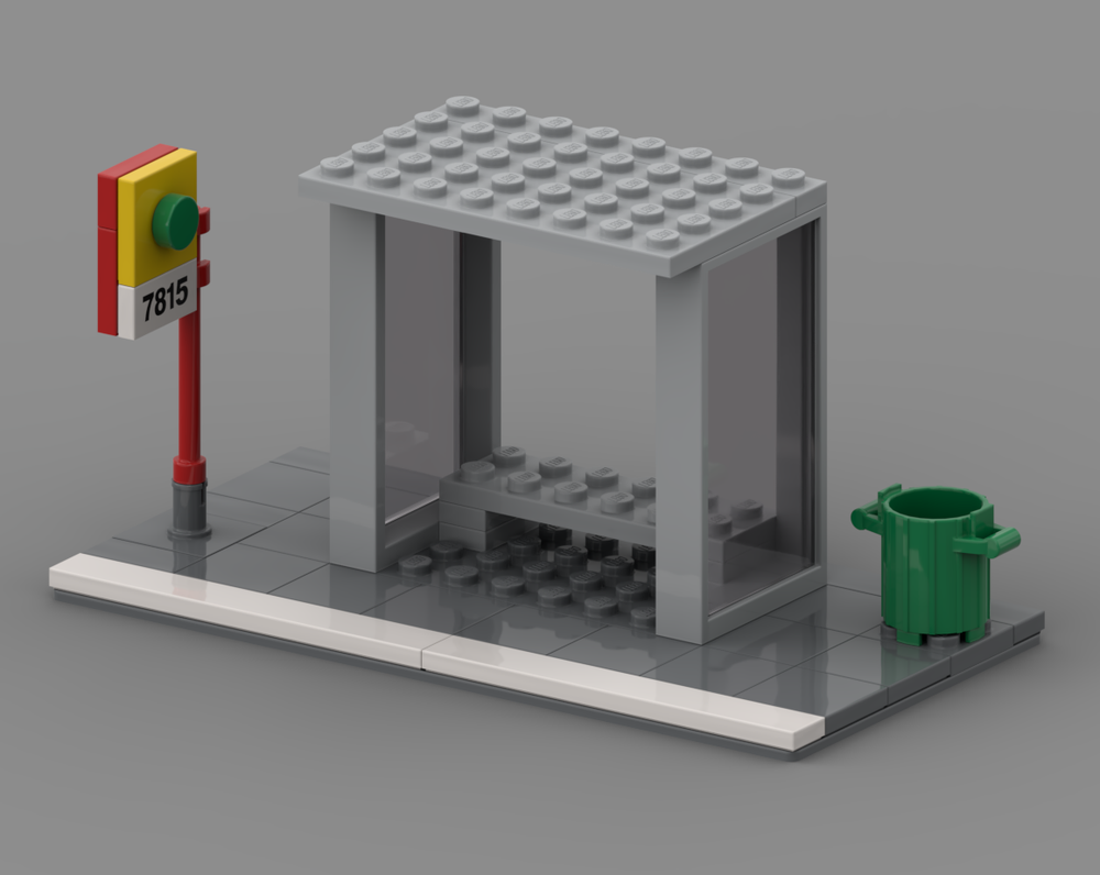 LEGO MOC Lego bus station by findetkeinennamen | Rebrickable - Build ...