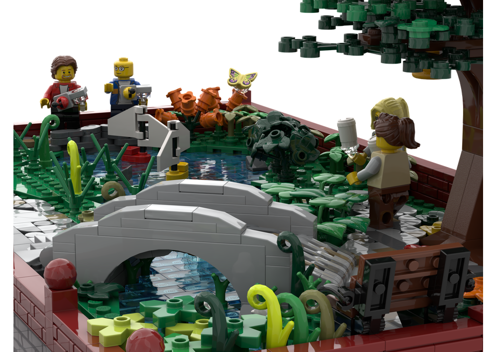 LEGO MOC City Green - Central Park & Pond - 48x32 Baseplate by Brick ...