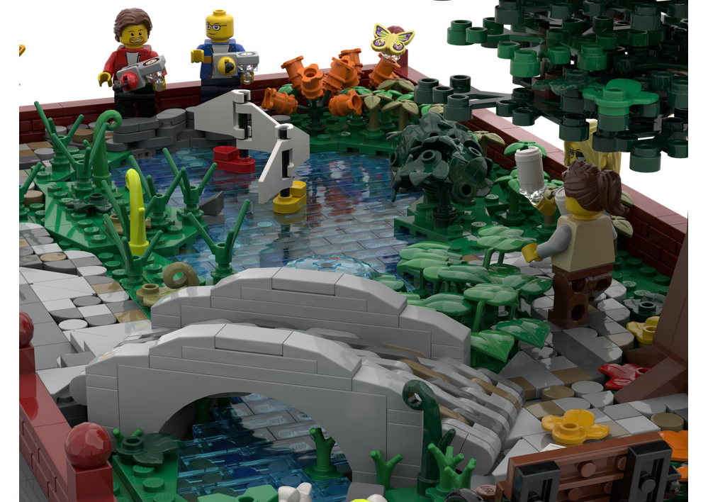 LEGO MOC City Green - Central Park & Pond - 48x32 Baseplate by Brick ...