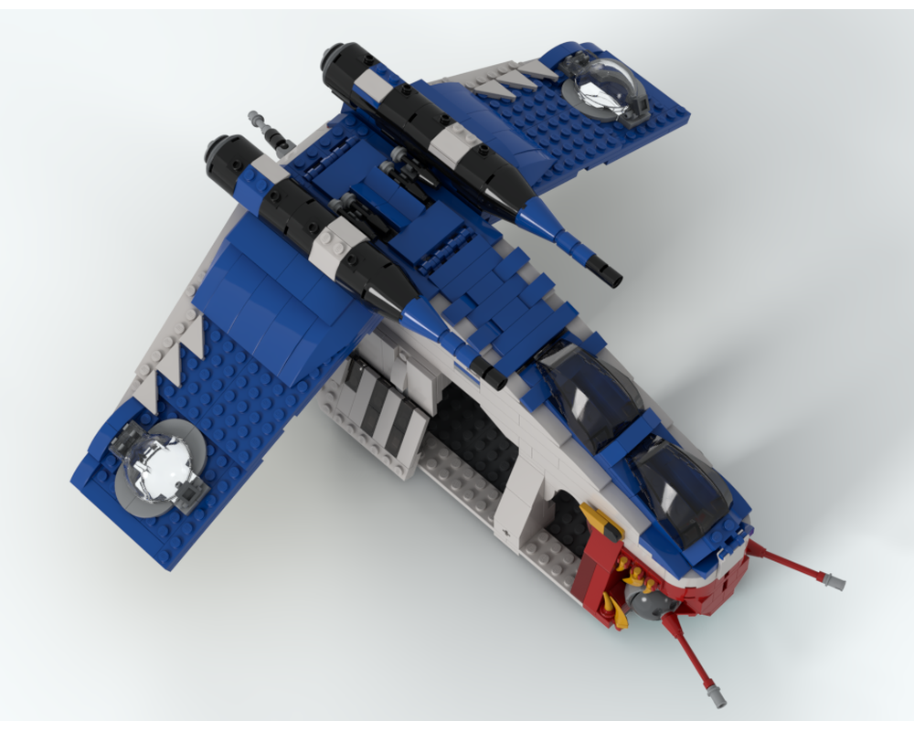 LEGO MOC Republic Gunship - Muunilinst style (listing part) by Will ...