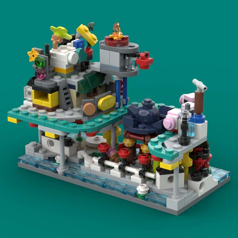 LEGO MOC-194416 Mini Ninjago City Garden of Lanterns by icedragonj ...