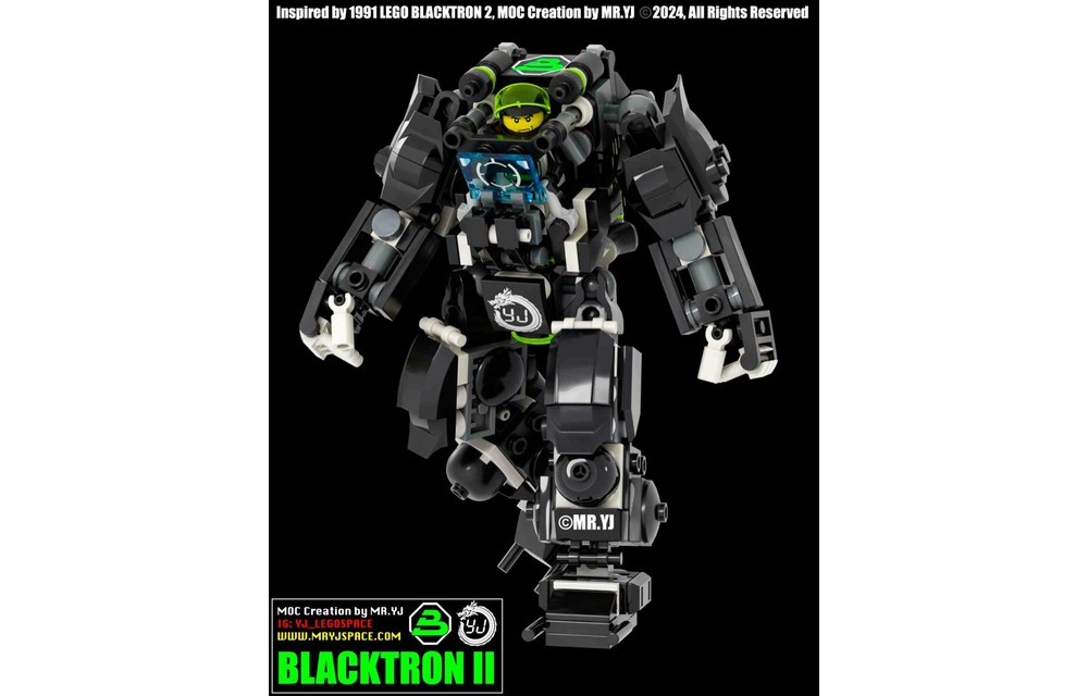 Lego Moc 【blacktron Ii Mech Suit】 For Space Superstar By Mryj
