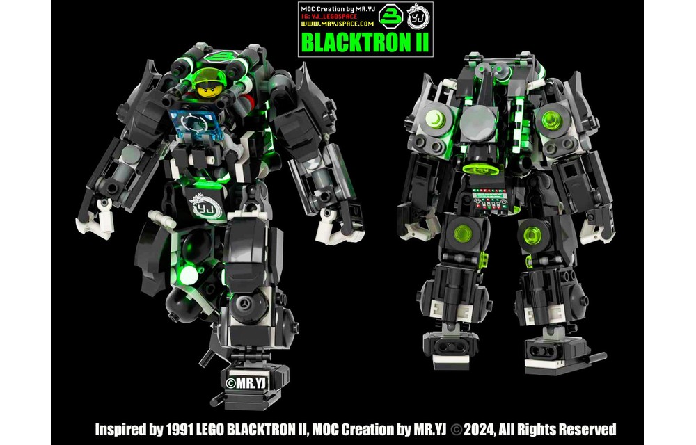 Lego Moc 【blacktron Ii Mech Suit】 For Space Superstar By Mryj
