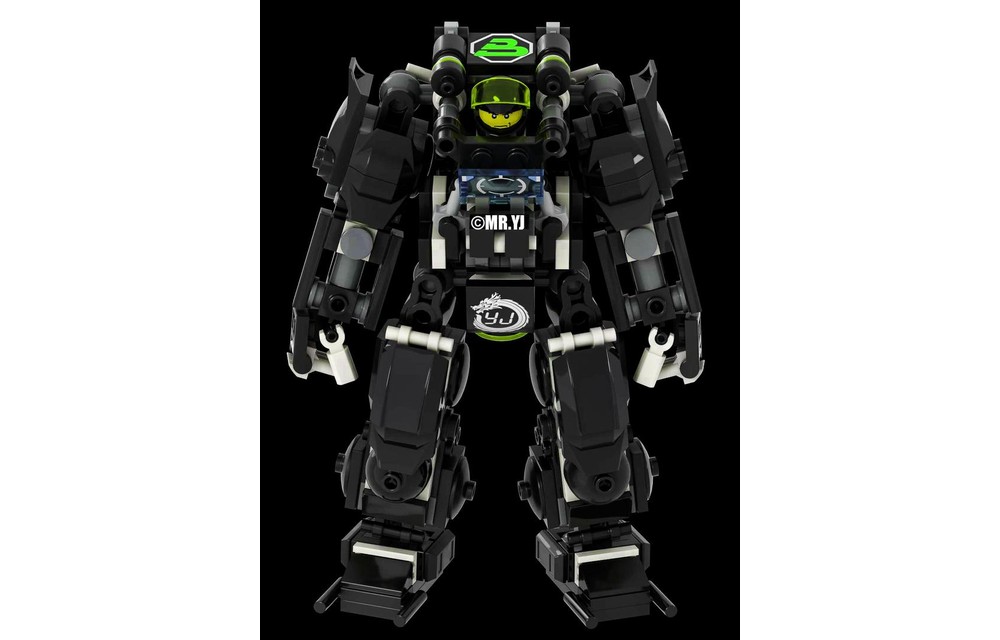 Lego Moc 【blacktron Ii Mech Suit】 For Space Superstar By Mryj