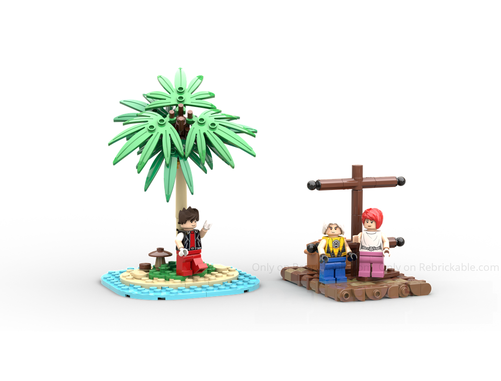 LEGO MOC Destiny Island Raft Adventure by Ultima_Bricks | Rebrickable ...