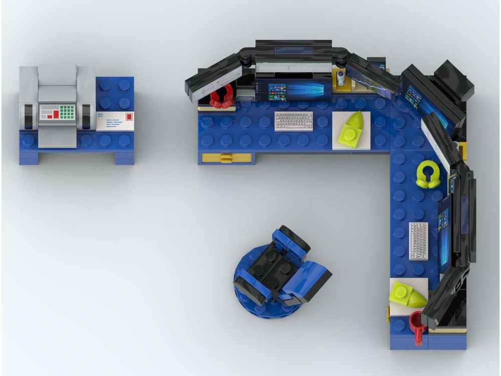 LEGO MOC-194437 Control Room by MarkMOC71 | Rebrickable - Build with LEGO