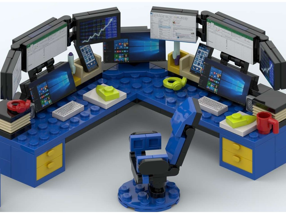 Lego Moc Control Room By Markmoc71 Rebrickable Build With Lego