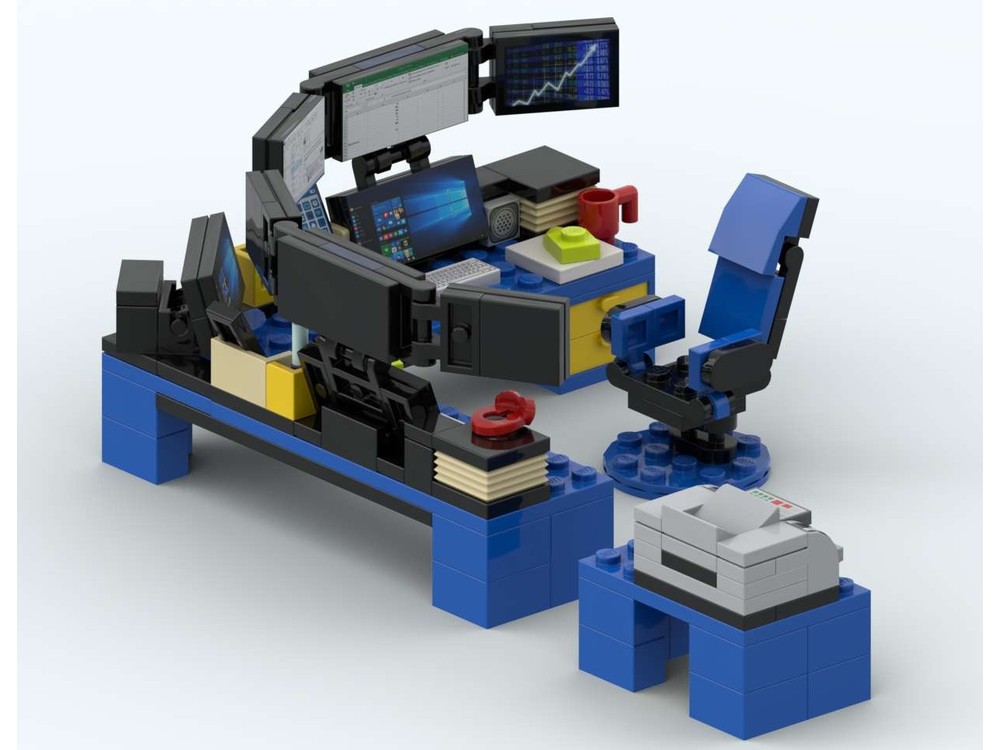 Lego Moc Control Room By Markmoc71 Rebrickable Build With Lego