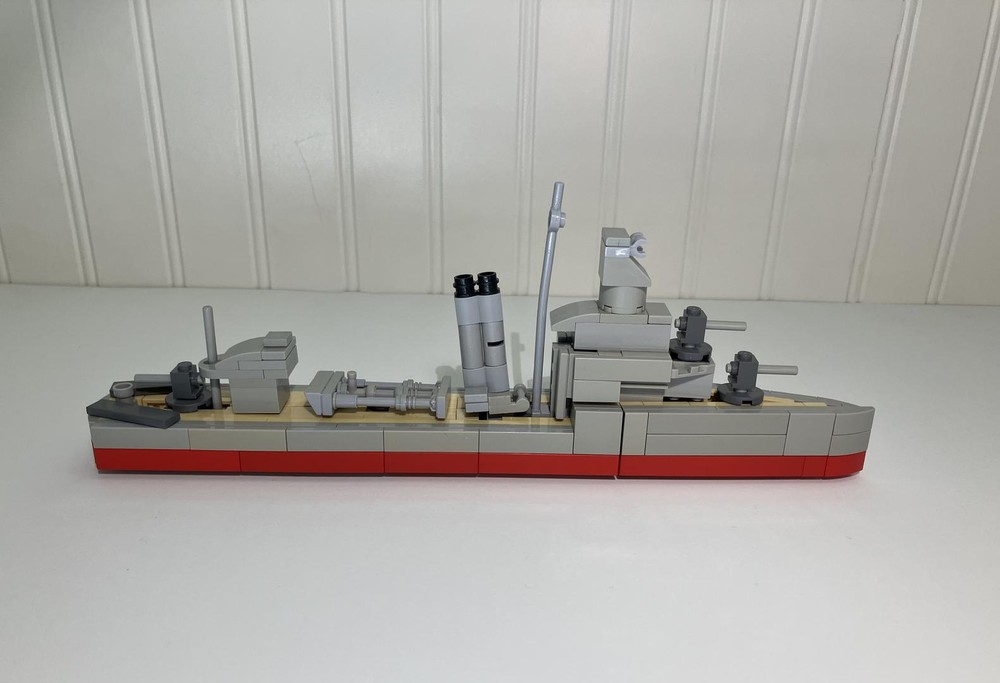 LEGO MOC American style ww2 destroyer by Bortmortimer | Rebrickable ...